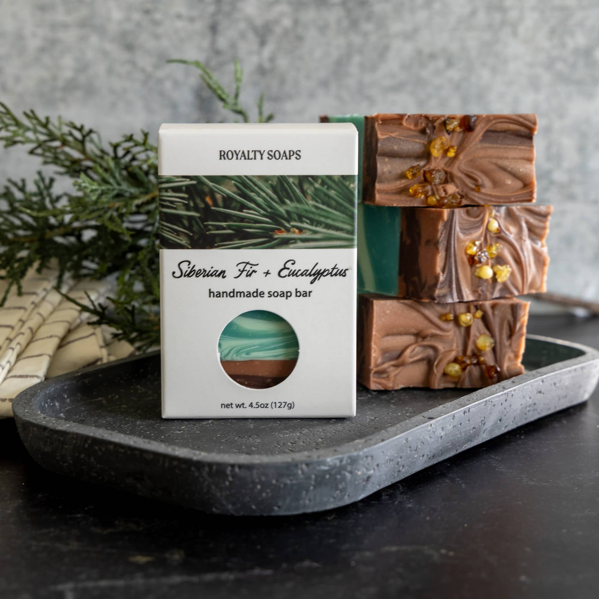 Siberian Fir + Eucalyptus Artisan Soap – ROYALTY SOAPS