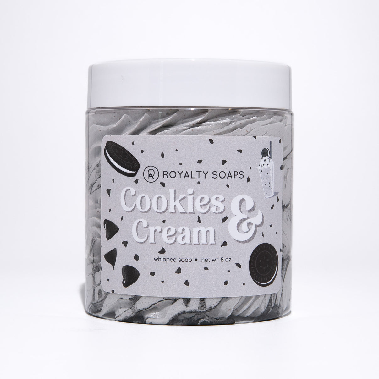 Cookies & Cream 8oz Whipped Soap – ROYALTY SOAPS